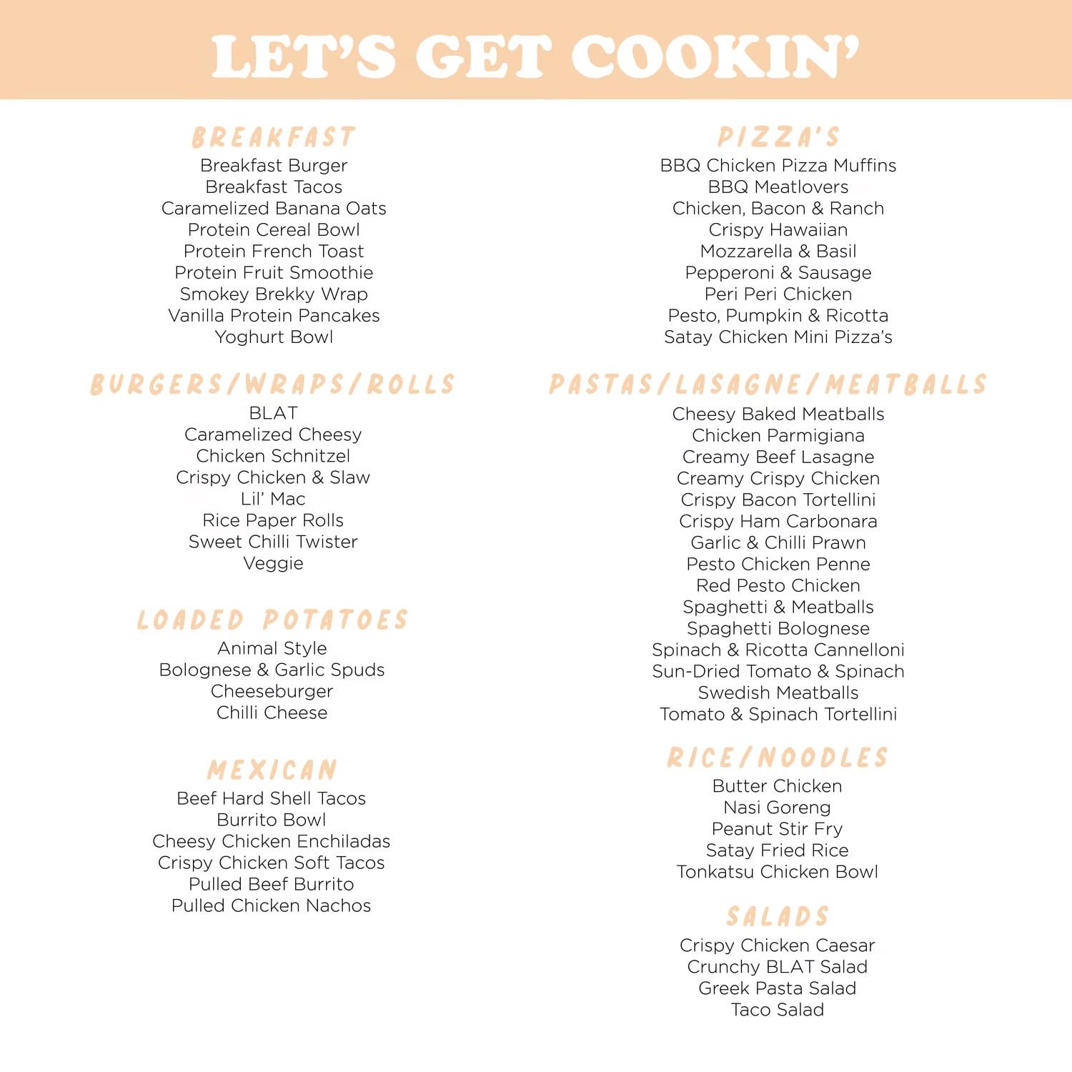 Let’s Eat & Get Cookin’ – EATING WITH CHLOE